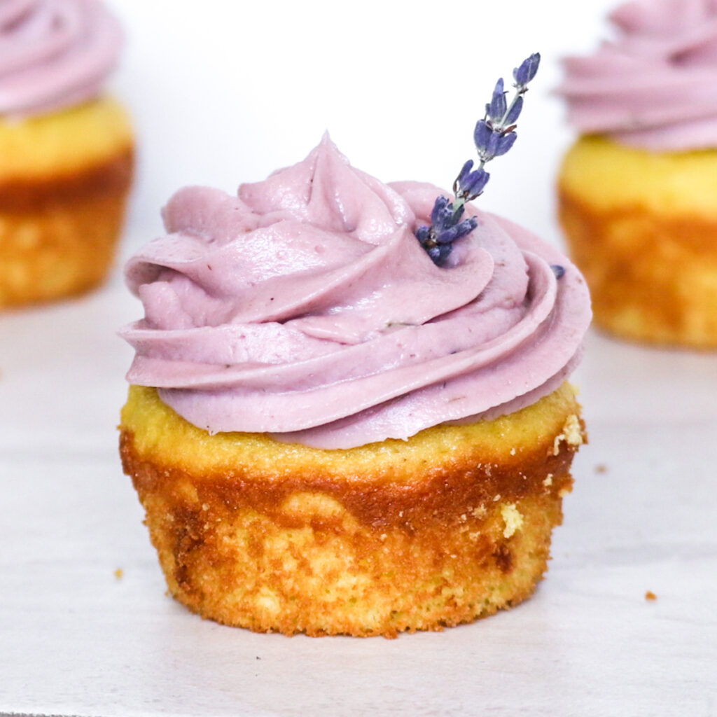 Lavender Buttercream Frosting - touchofgingerrecipes.com