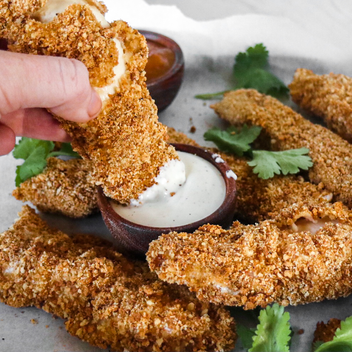 Healthier Chicken Tenders - touchofgingerrecipes.com